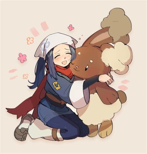 Akari And Buneary Pokemon And More Drawn By Olopheris Danbooru