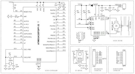 ir remote controlled motorized potentiometer arduino compatible