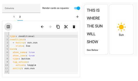 conditional card in grid card with tile card does not work frontend