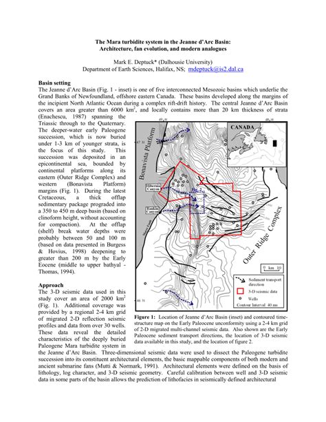 Pdf The Mara Turbidite System In The Jeanne Darc Basin Architecture Fan Evolution And