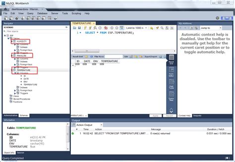 Sensors Monitoring MySql Configuration Micro Devices