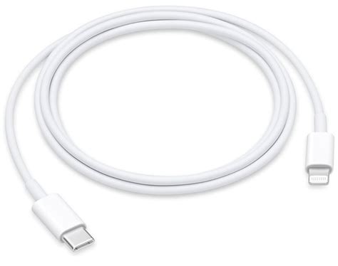 Тайп-С кабель зарядки для iPhone iPad Lightning to Type-C (USB-C) 1M ...