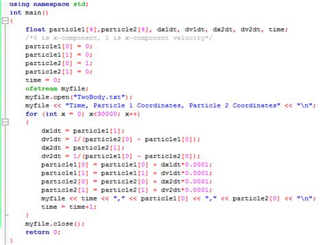 Simulations Why Is My Two Body Model Not Working Physics Stack