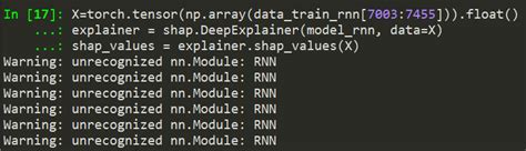 Deep Learning Use Shap Values For Pytorch Rnn Lstm Stack Overflow