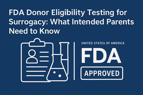 Fda Donor Eligibility Testing For Surrogacy Requirements For Using Embryos From The Uk Hong