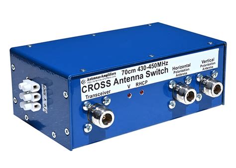 70cm Cross Antenna 1200w Polarization Switch H V Rhcp