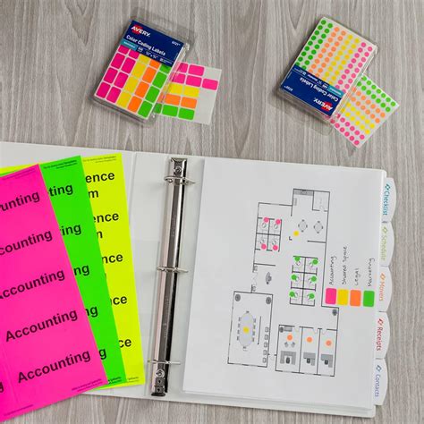 Buy Avery Removable Color Coding Labels Removable Adhesive 1 2 X 1 3