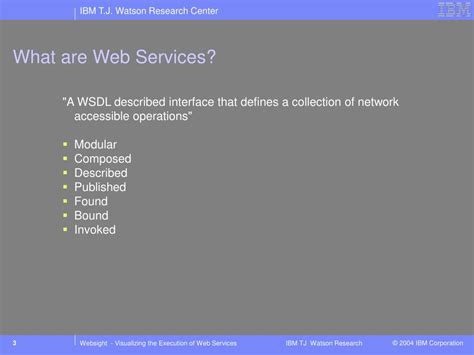 Ppt Websight Visualizing The Execution Of Web Services Powerpoint Presentation Id1828881