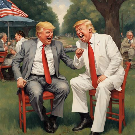 Trump Laughing At A Good Joke By Mccloud316 On Deviantart