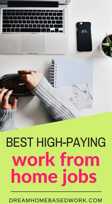 Best 5 High Paying Work From Home Jobs Earn Up To 55 Hr Dream Home