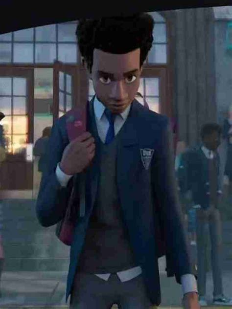 Spider Man Across The Spider Verse Miles Morales Blue Blazer