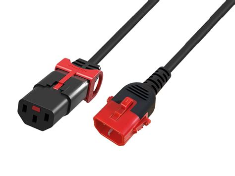 Iec Extension Locking 3x1 0 3m Bk Iec Lock