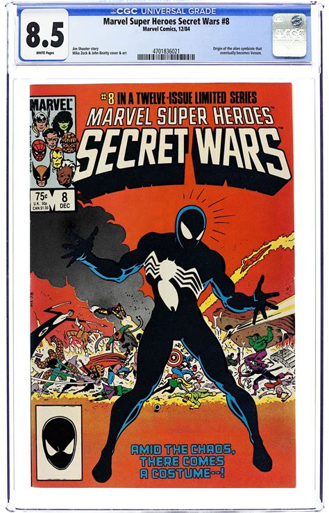 Marvel Super Heroes Secret Wars 1984 8d Cgc 85