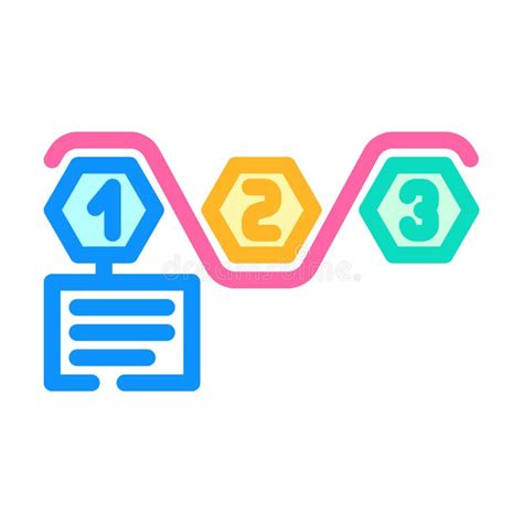 streamlining business process color icon vector illustration stock vector illustration of