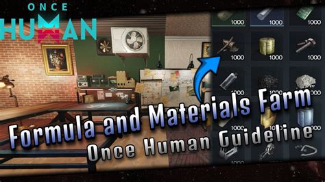 Best Loot And Formulas Farming Route Once Human Guideline 📖 Youtube