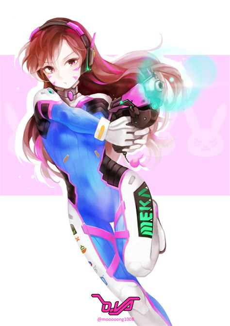 Dva Overwatch And 1 More Drawn By Mooooong1008 Danbooru