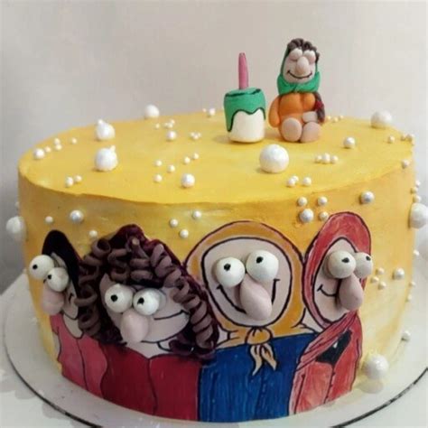 خرید و قیمت کیک تولد با تزیین دلخواه شما با روکش خامه و تزیین چاپ