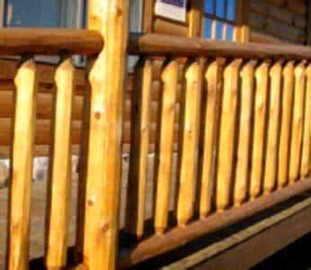 Log Railing Round Railing Northern White Cedar White Pine