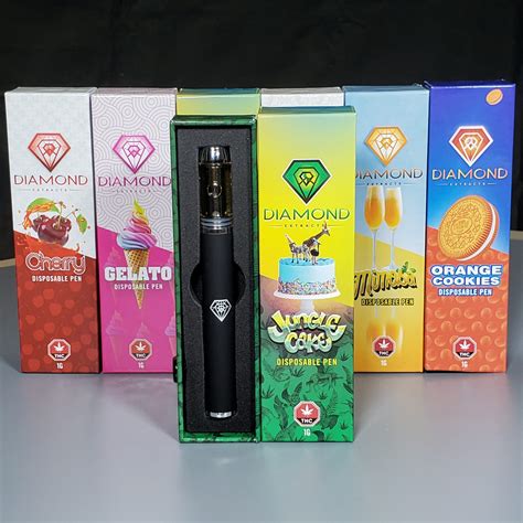 Buy Disposable THC Vape Pen Diamond Extracts Flavours Fraser Bud