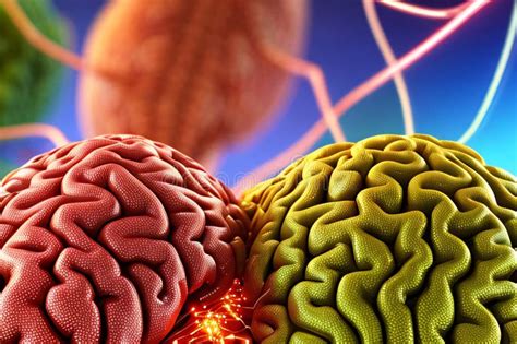 Neural Pathways And Synaptic Links Concept Stock Illustration Illustration Of Synthesis