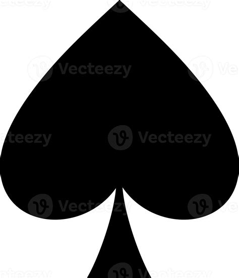 Playing Card Suit Symbol Spades PNG