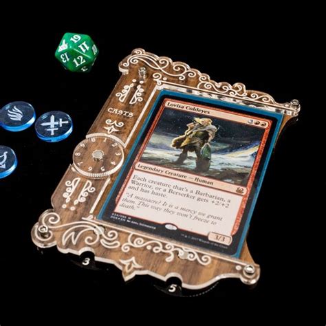 Magic Commander Edh Command Zone Tray Mtg Magic The Etsy