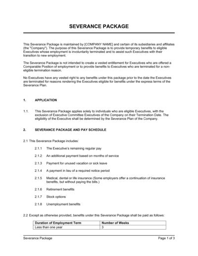 Does Mks Instruments Offer Severance Package