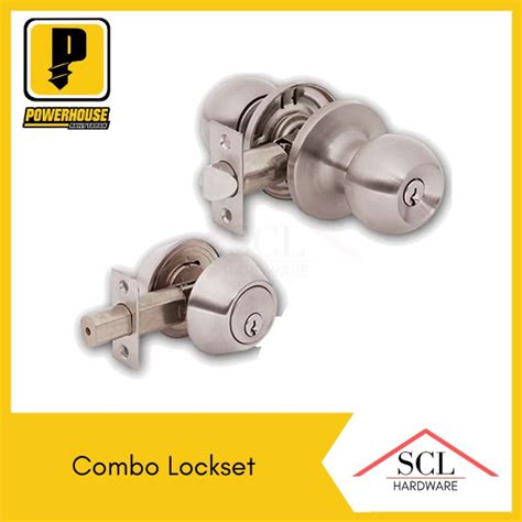 Powerhouse Combo Lockset Single Deadbolt Cylindrical Lockset