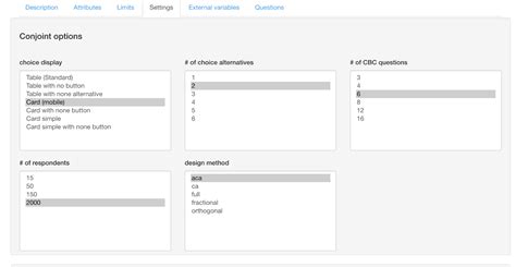 Guide To Creating Conjoint Analysis Surveys