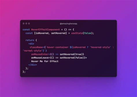 How To Stylish Hover In Reactjs Mirza Uzair Posted On The Topic Linkedin