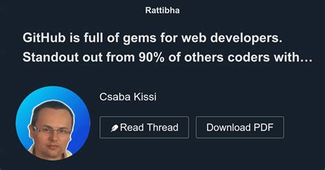 Github Is Full Of Gems For Web Developers Standout Out From 90 Of Others Coders With These