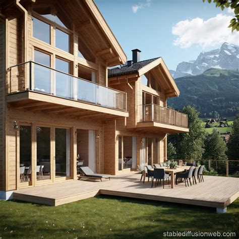 Create For Me A New Chalet For Grindelwald Positioned Insted Of The