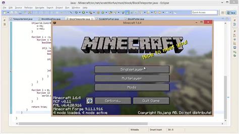 [1 6 4] minecraft forge modding tutorials custom dimension part