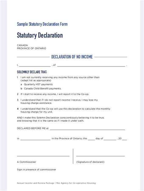 Fillable Online Sample Statutory Declaration Form Fax Email Print