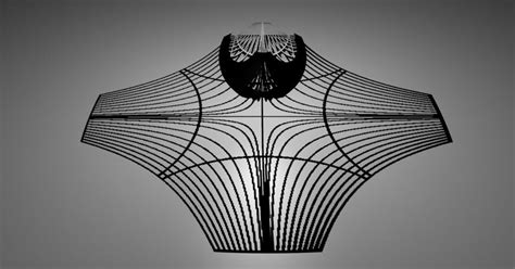 Stereographic Projection Flat Hyperbola By Threonin Download Free Stl