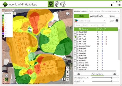 Wi Fi Channel Coverage And Overlapping Map