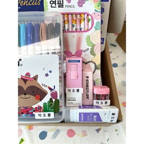 Deunhaestore 초등학교입학선물 입학준비물 학용품세트 선물 9종 핫트랙스