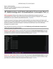 NETW260 Module 2 Try It Activity Report 2 Docx NETW260 Module 2 Try It Activity Report Name