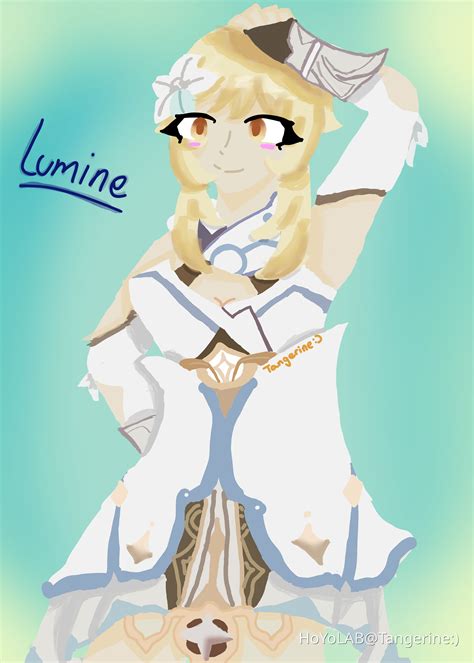 Lumine Lumine Chibi Genshin Impact Hoyolab