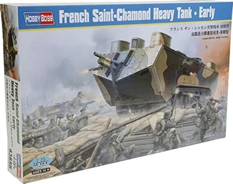 Hobbyboss 135 Scale French Saint Chamond Heavy Tank Early Model Kit