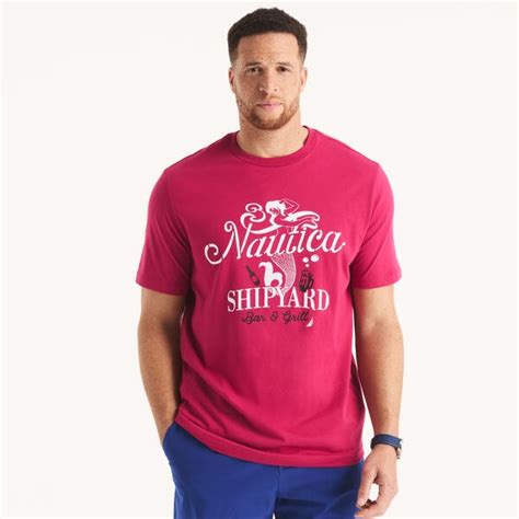 Big And Tall Shipyard Graphic T Shirt Nautica