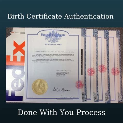 Birth Certificate Authentication Process Done With You 29999 A