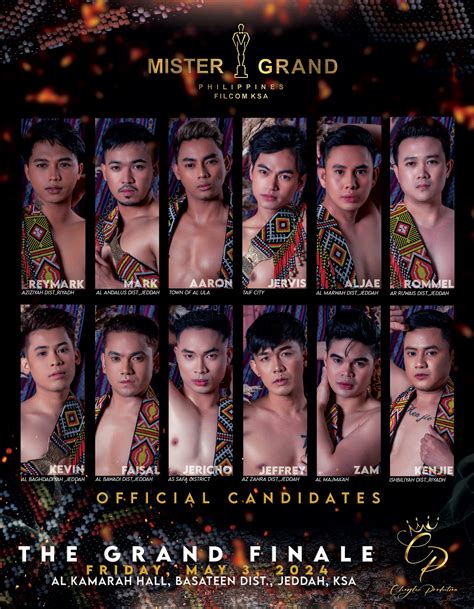 Meet The Mister Mister Grand Philippines Filcom Ksa