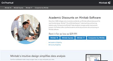 Minitab Academic Software Center Exclusive Academic Discounts From Onthehub