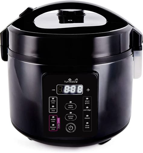 rice cooker with ceramic bowl and advanced fuzzy logic 5 5 cups 1