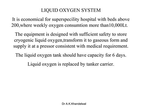 Medical Gas Supply System Ppt