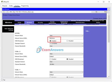 Packet Tracer Configure A Wireless Router And Client Answers