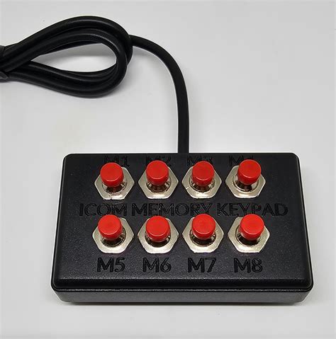 External Memory Keypad 8 Buttons For Icom Transceivers Etsy External Memory Keypad 8 Buttons For Icom Transceivers Etsy