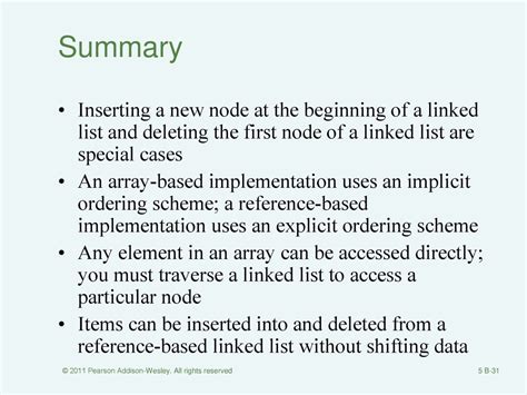 linked lists chapter 5 continued ppt download