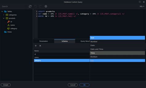 Cant Insert Or Upgrade Database With A Tay Data In A Custom Query Bugs Wappler Community
